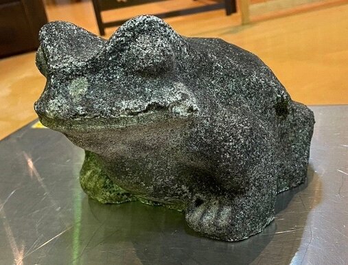 Antique Japanese Stone Frog | Zen Antiques